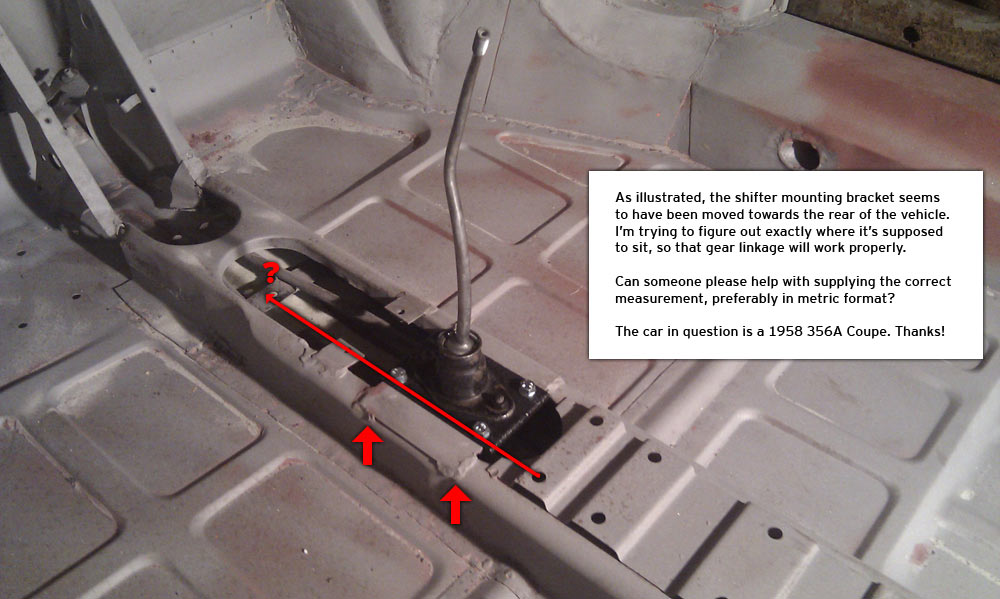 Positioning of gear shifter - 356A T2 - The Official 356Talk Forum